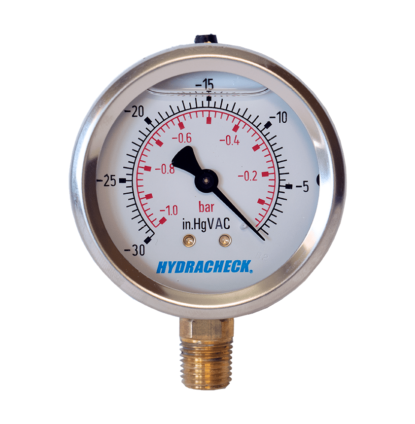 Vacuum Gauge 30 InHg HydraCheck