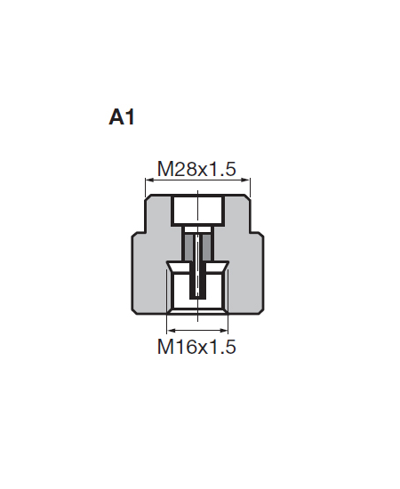 A1 Accumulator Adaptor - M16x1.5 (Minimess) | HydraCheck