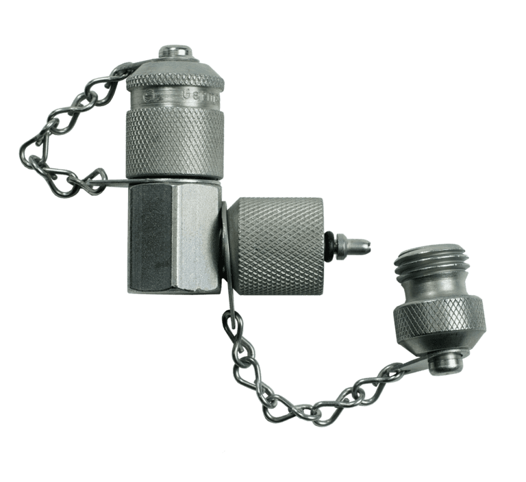 HSP Conversion Adapter, 90° - M16x2 to 5/8-14 BSF (HSP) | HydraCheck