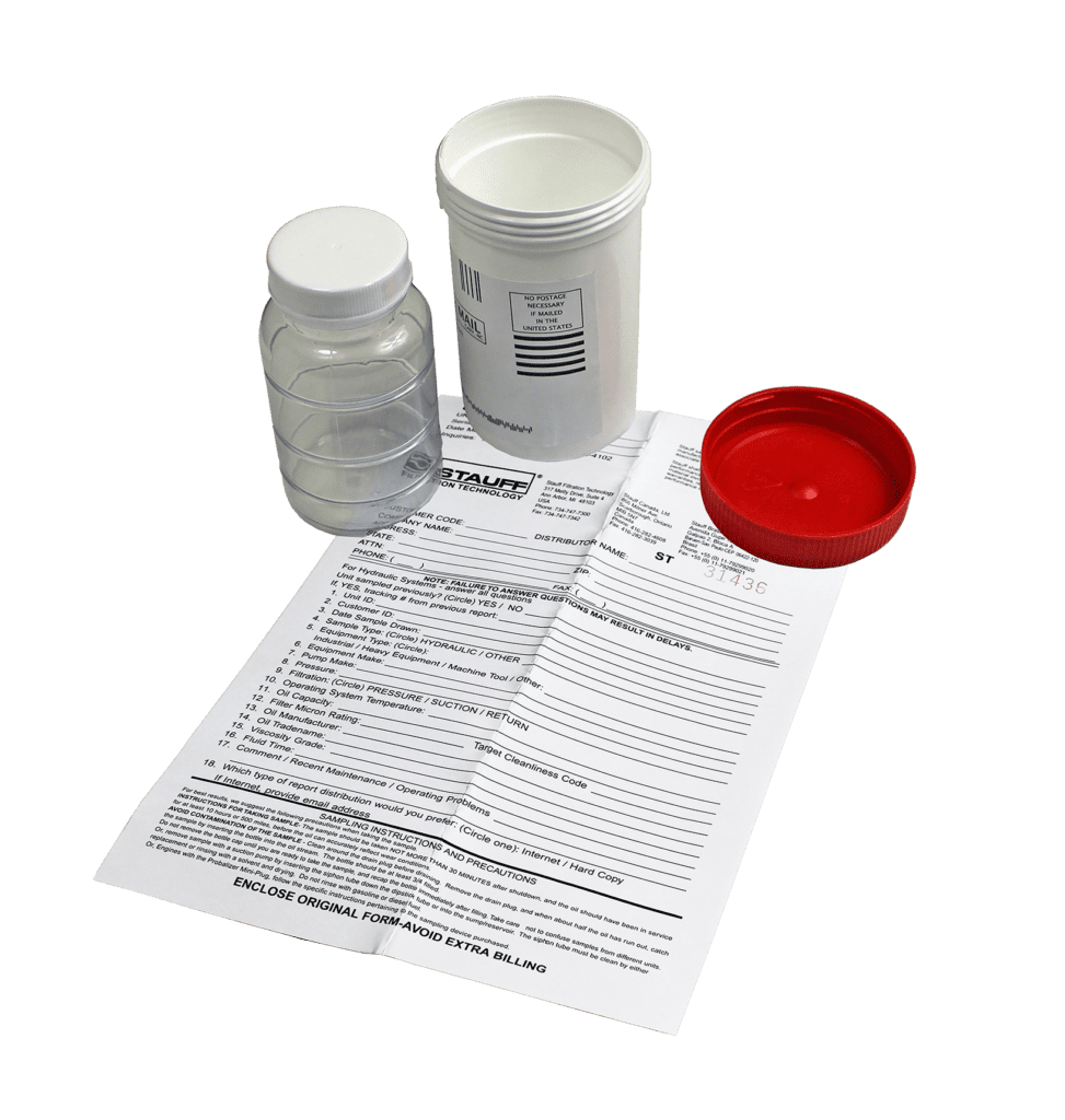 Stauff Mailable Oil Sample Bottle - Pack of 10 | Hydracheck