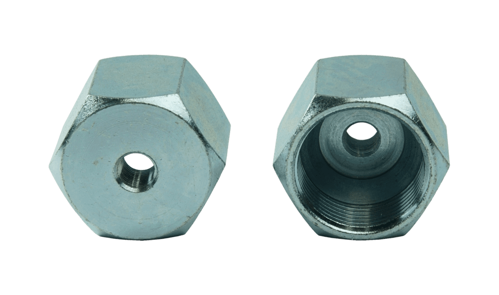 JIC Cap Nut with M16x2 Test Point #16 | Hydracheck