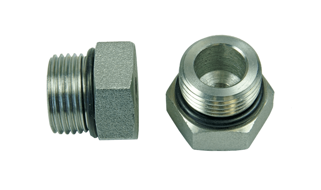 Male O-Ring Boss Plug with M16x2 Test Point #24 | Hydracheck